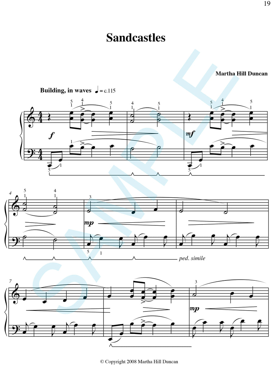 SANDCASTLES - Piano Music - Martha Hill Duncan